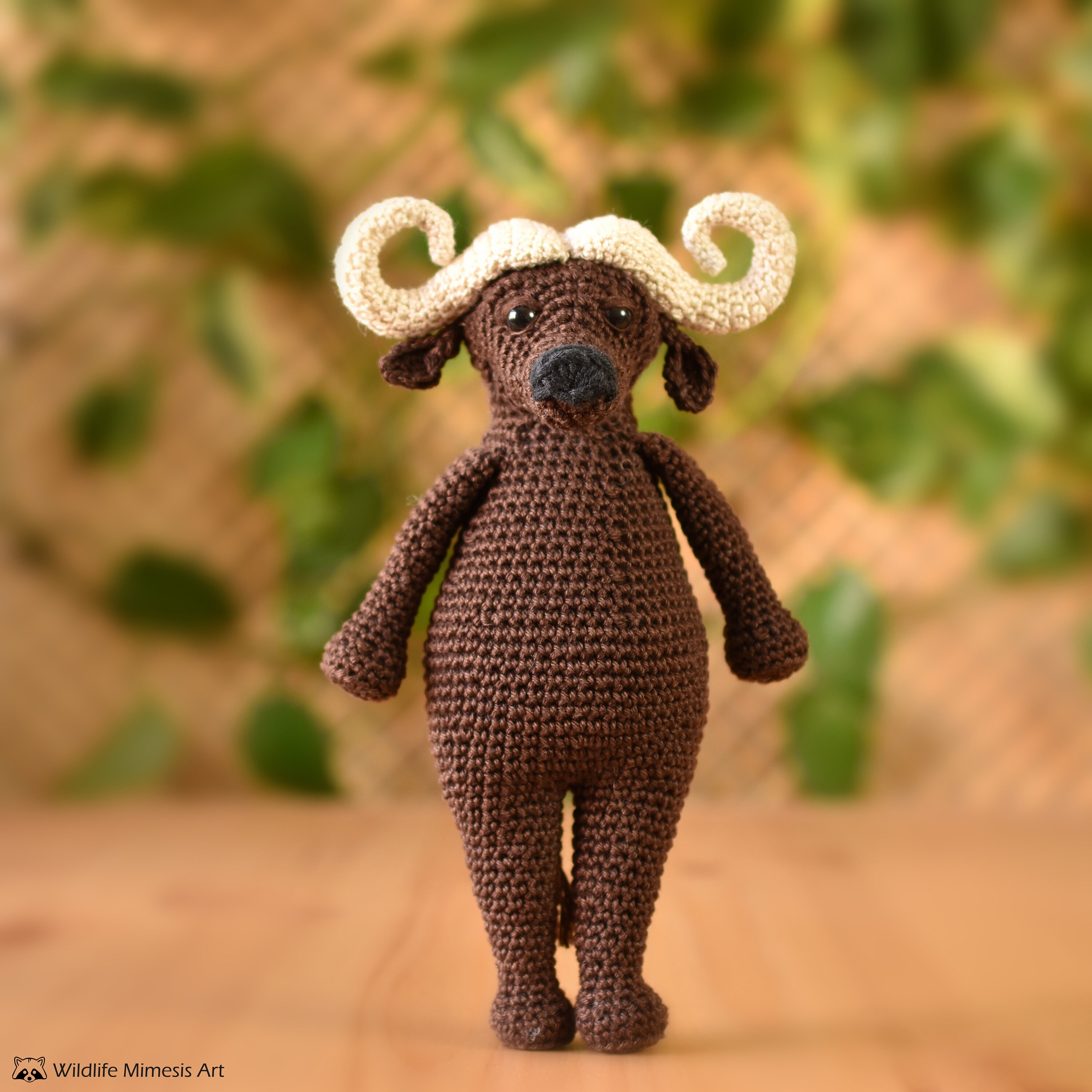 African Buffalo Amigurumi Pattern Less Sew More Fun Series Crochet Toy Photo Tutorial English ...
