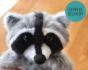 Realistic Plush Raccoon - Etsy