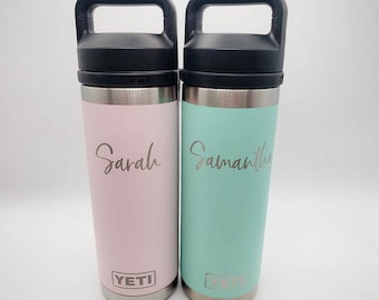 Personalized Yeti Water Bottle - Etsy