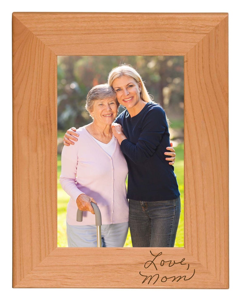 Handwriting Custom Engraved Picture Frame Personalized Photo - Etsy