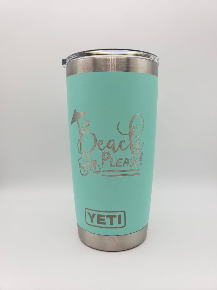Beach Vacation Engraved YETI Rambler Tumbler Cruise Mug - Etsy