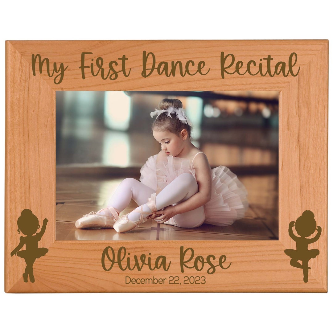 My First Dance Recital Custom Engraved Picture Frame Personalized Dance ...