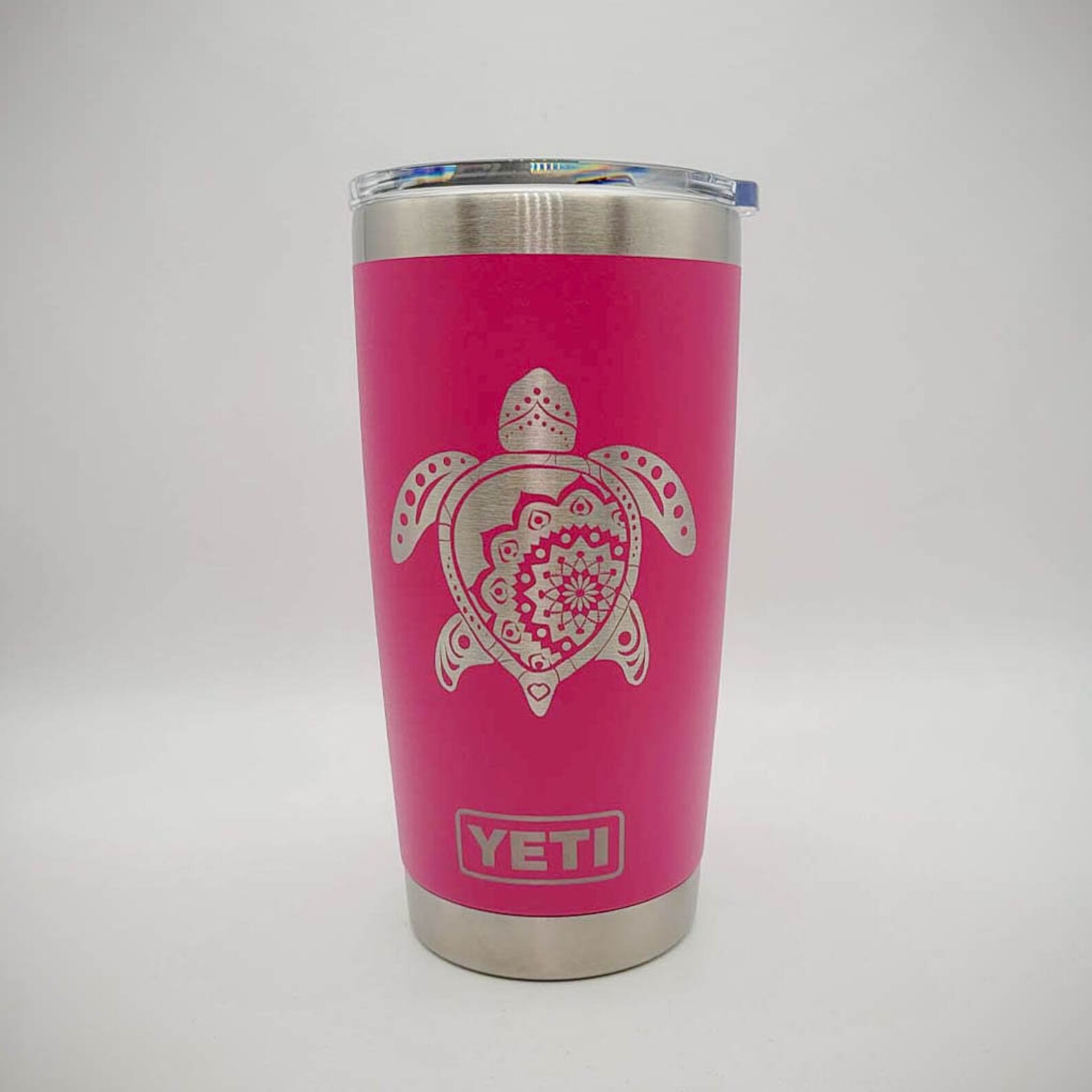 Sea Turtle Mandala Engraved YETI Rambler Tumbler Engraved | Etsy