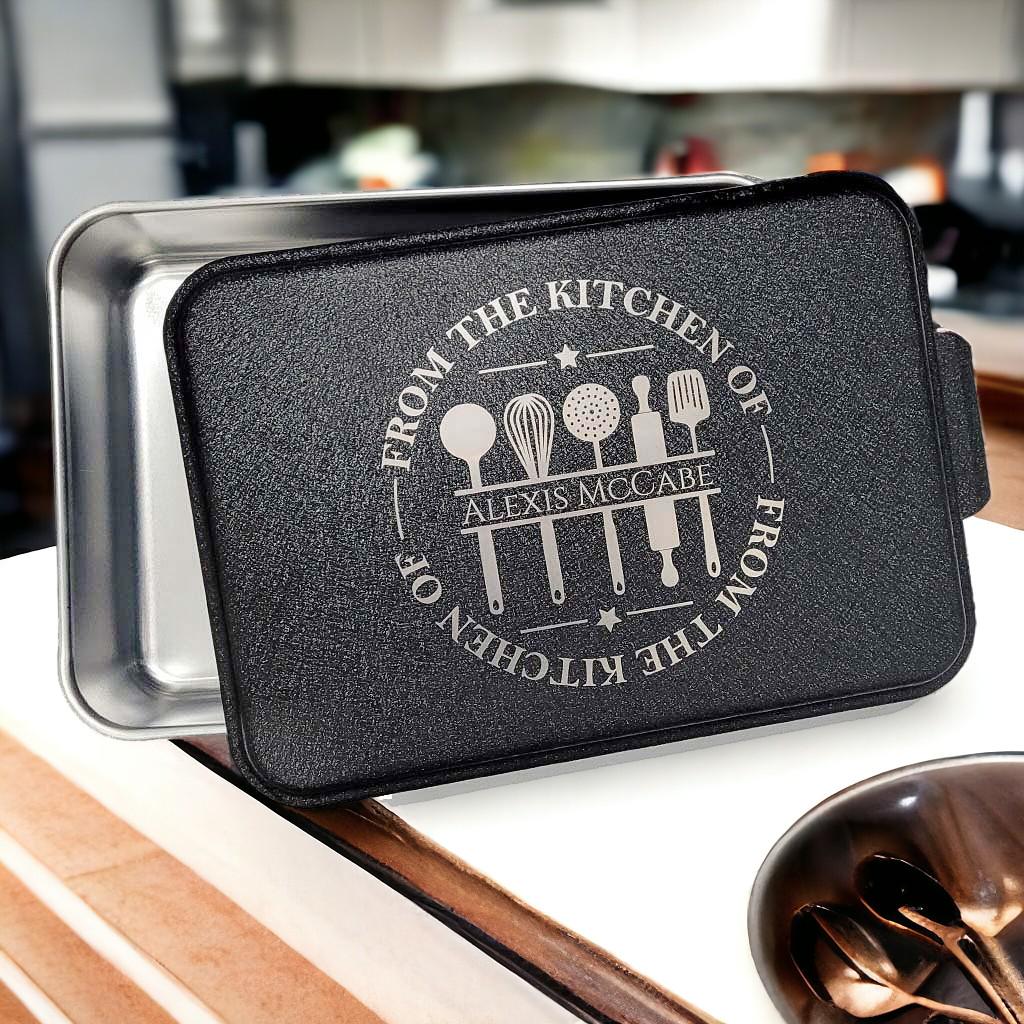 Personalized Engraved Aluminum Cake Pan | Gift for Chef | Baking Gift ...