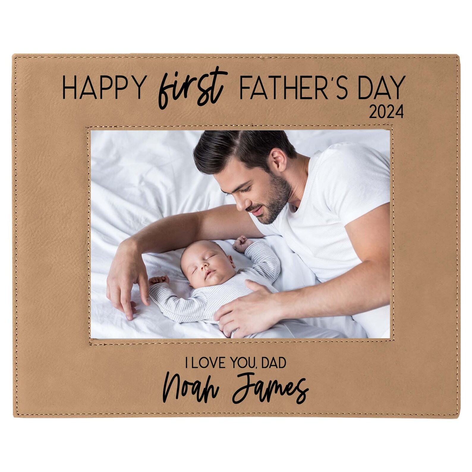 First Father's Day Picture Frame | Personalized Photo Frame | Father's ...