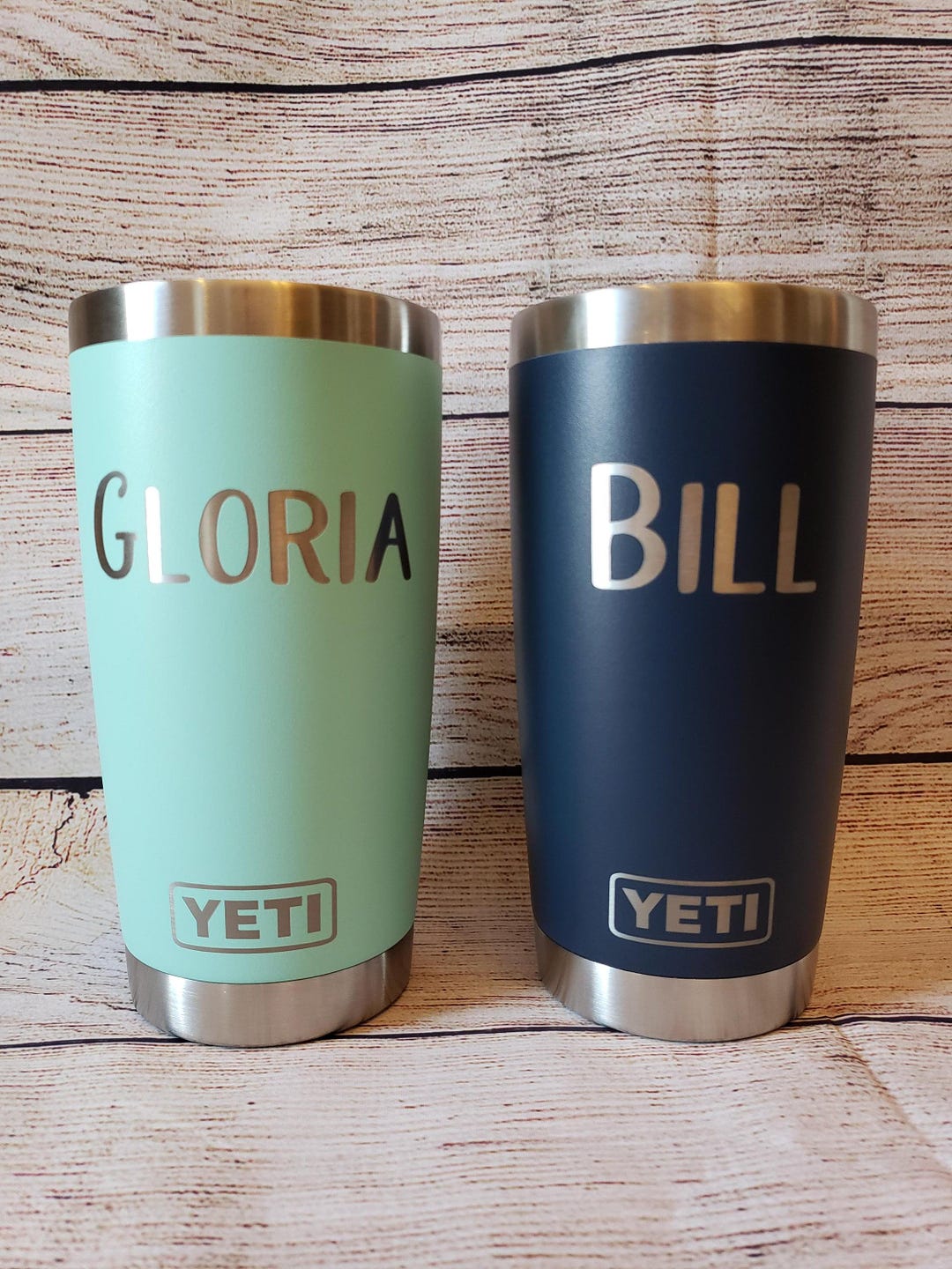 Personalized Engraved YETI 20 Oz. Rambler Tumbler Engraved Tumbler ...