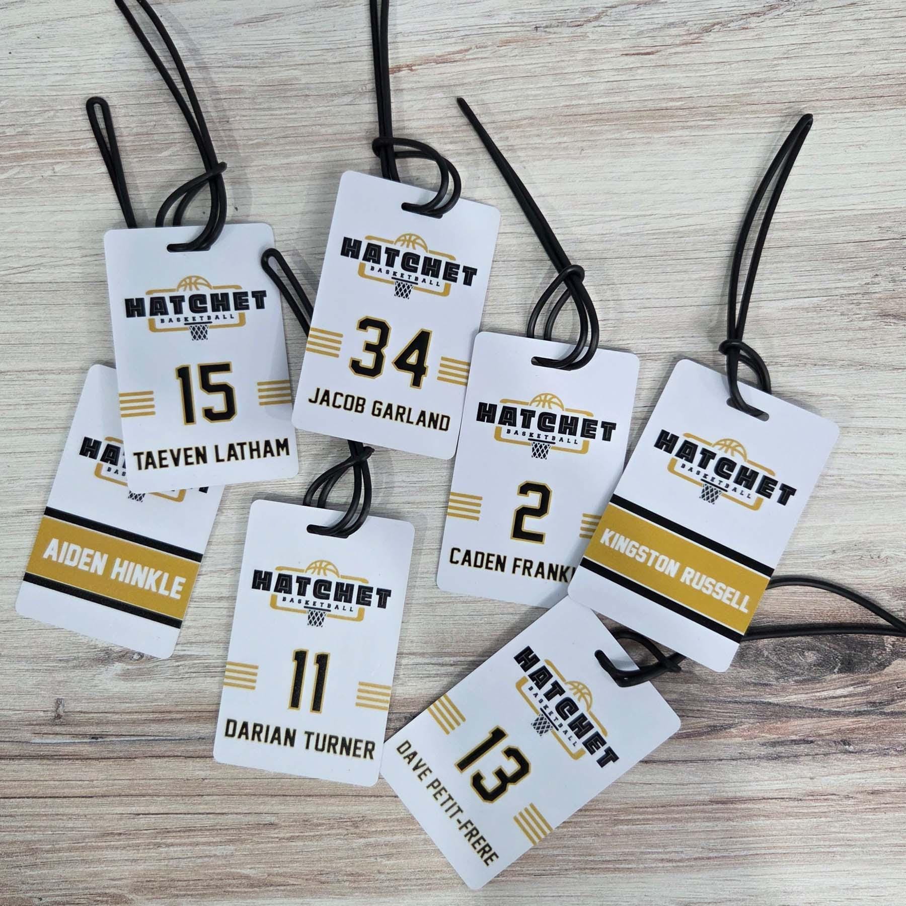 Personalized Team Sports Logo Bag Tags | Equipment Bag Tag | | Team ...
