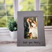 Love You More Engraved Picture Frame | Personalized Photo Frame ...