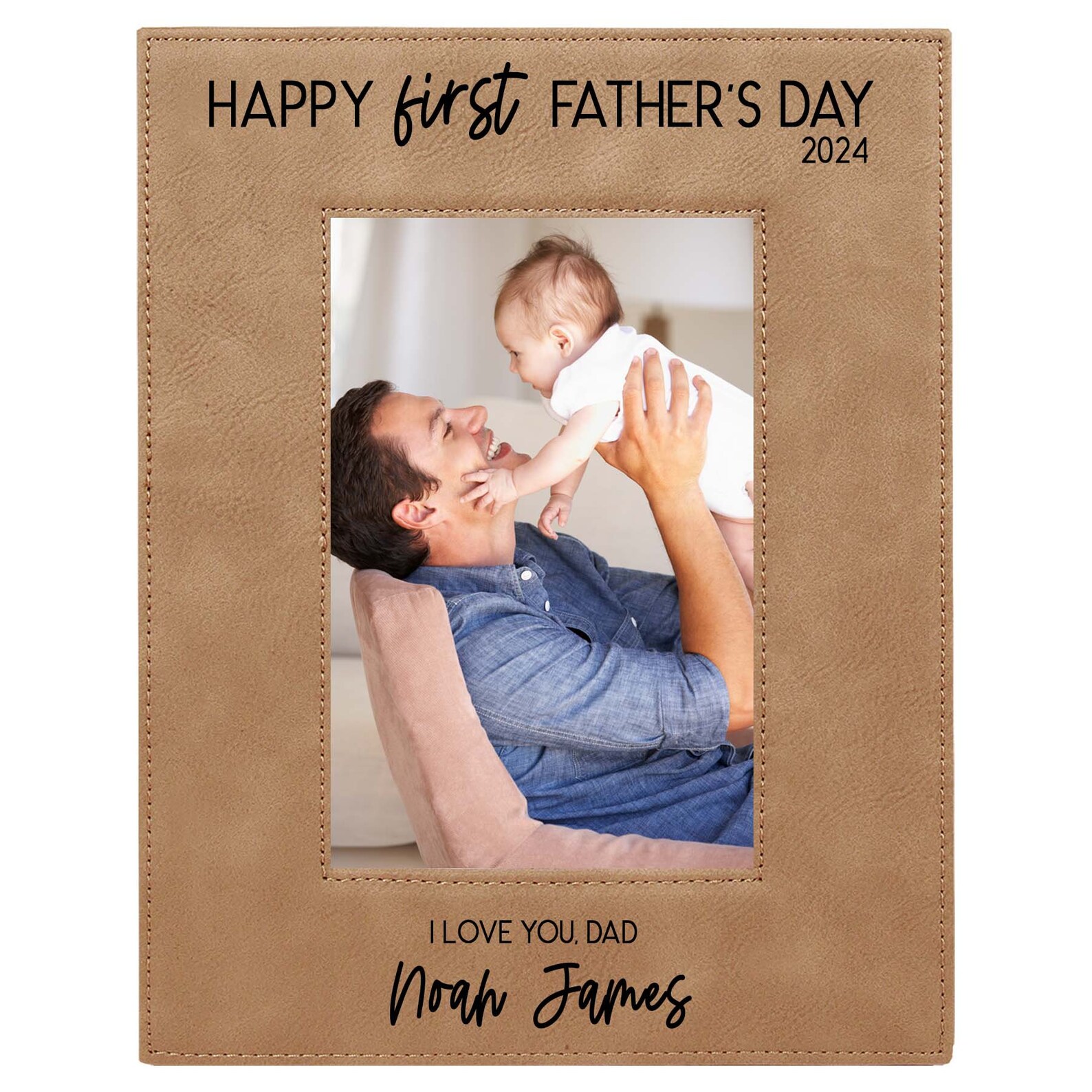First Father's Day Picture Frame | Personalized Photo Frame | Father's ...