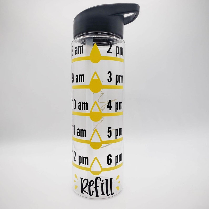 Personalized Water Tracker Water Bottle | Custom Water Bottle | Sports ...