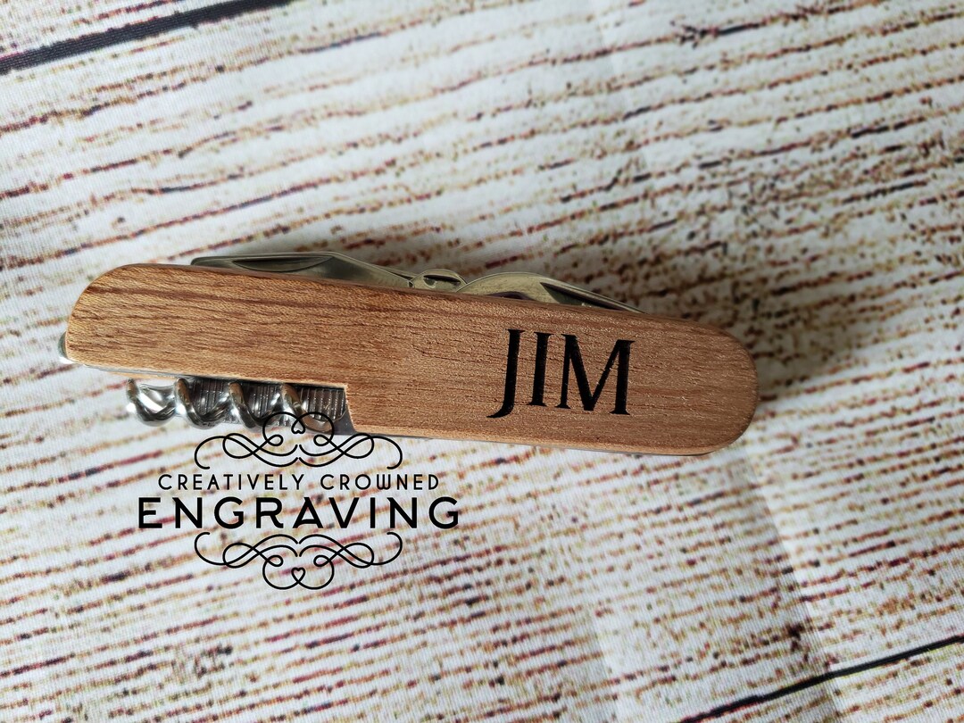 Personalized Engraved Multi-tool Pocket Knife Groomsman Gift - Etsy