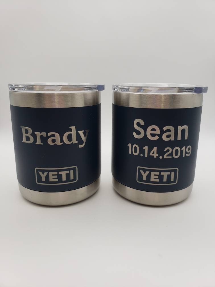 Personalized Engraved YETI Rambler 10oz Lowball Tumbler | Etsy