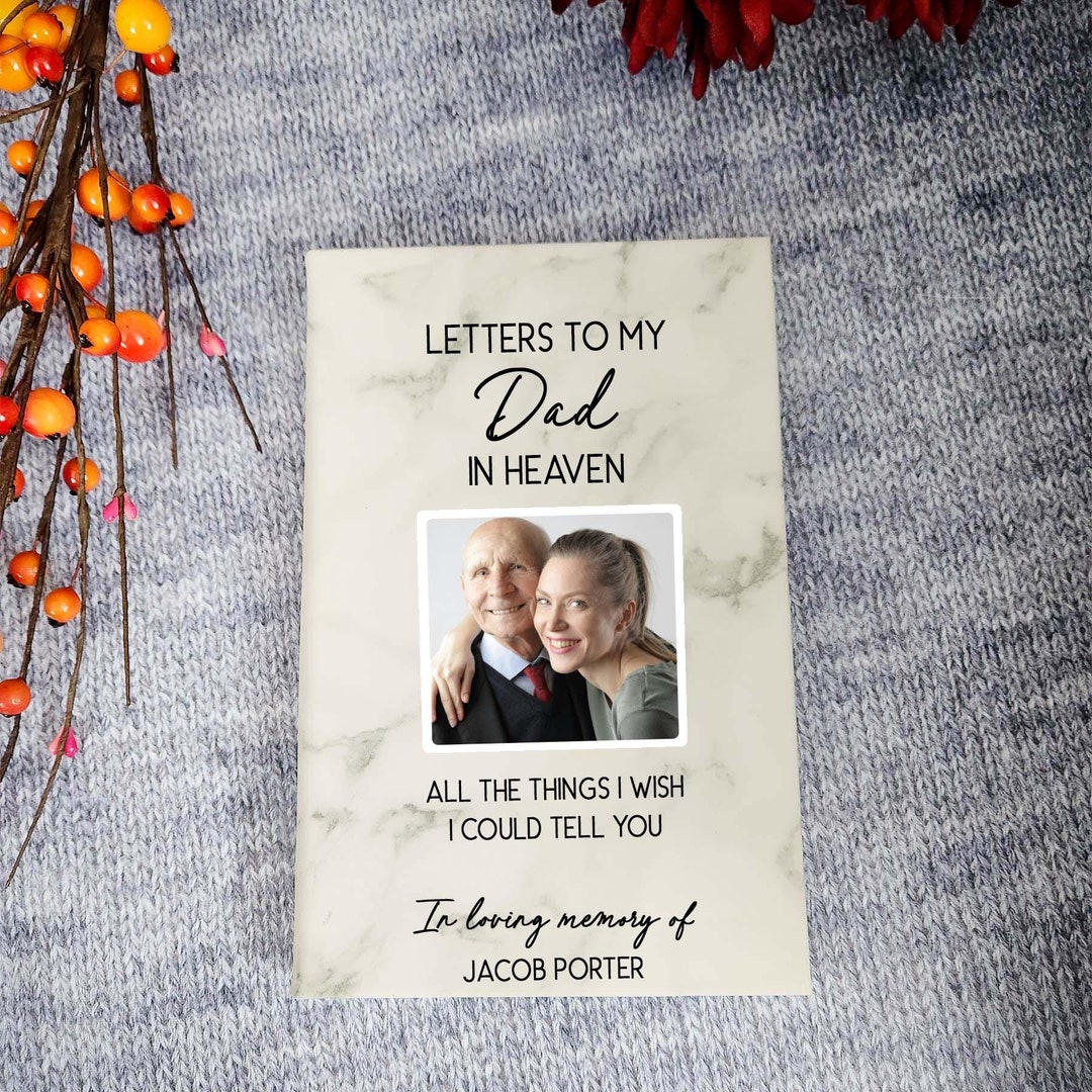 Loss of Dad Grief Journal | Letters to My Dad in Heaven | Dad Sympathy ...