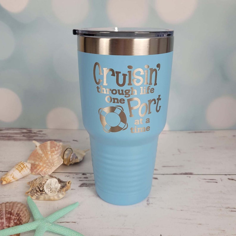 Cruisin Through Life One Port at a Time Vacation Engraved Polar Camel ...