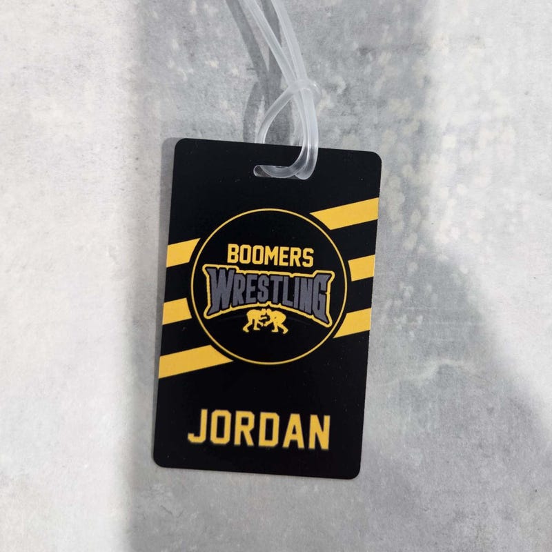 Wrestling Tag for Bag Svg - Etsy