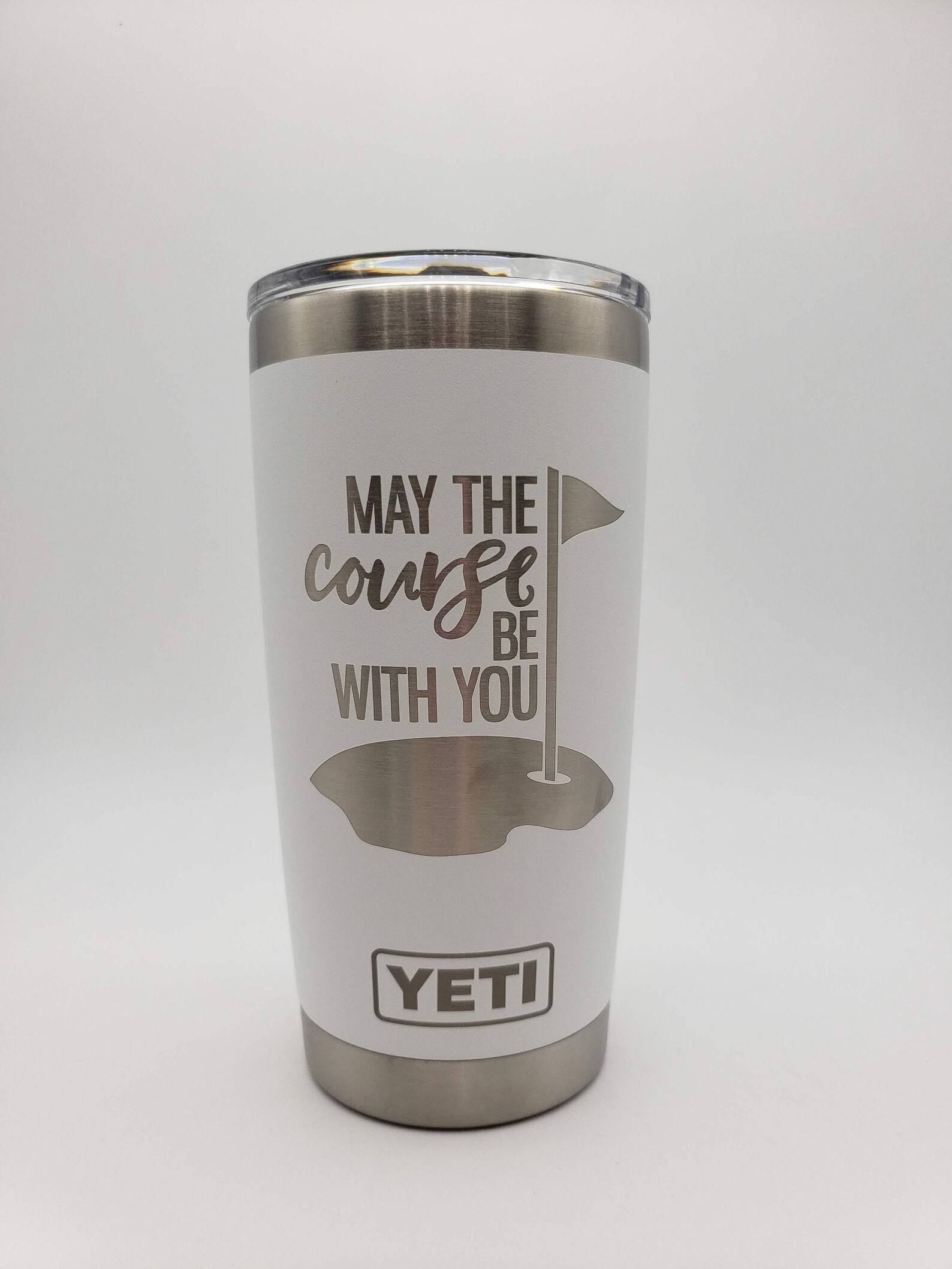 Golfing Engraved YETI Rambler Tumbler | Engraved Travel Mug | Golfer ...