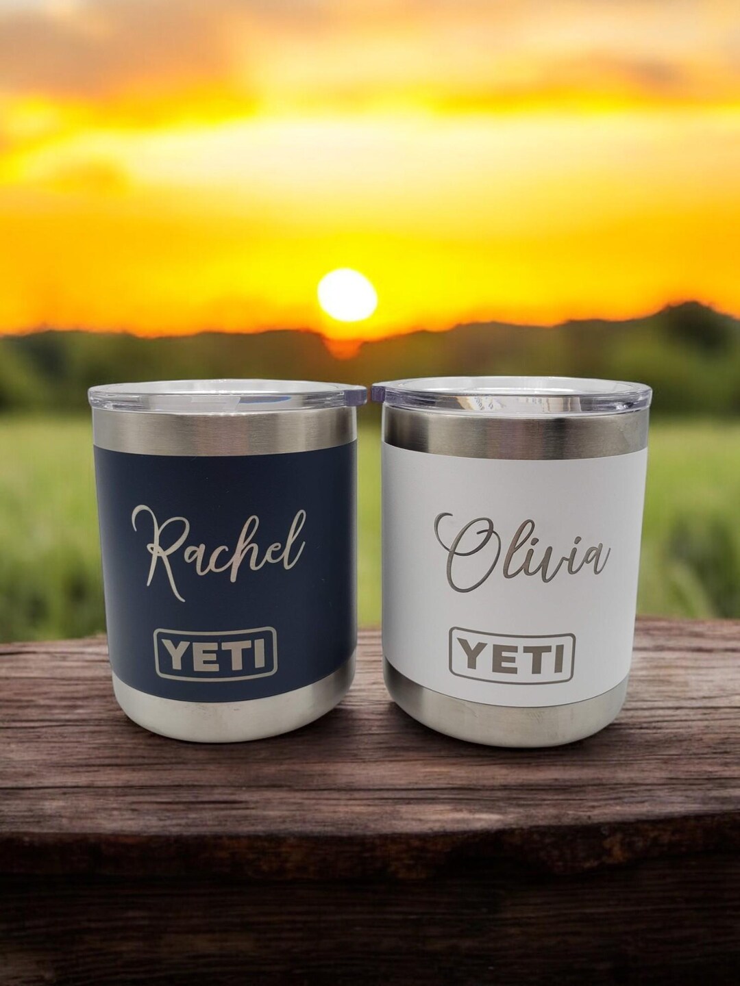 Personalized Engraved YETI Rambler 10oz Lowball Tumbler | Bridesmaid ...