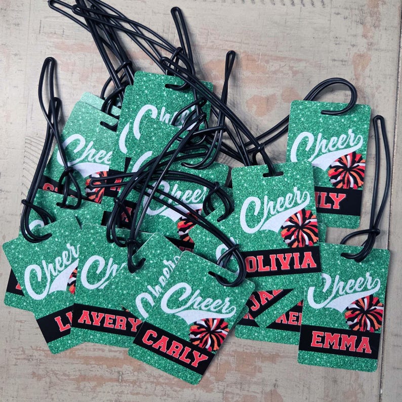 Personalized Cheerleading Sports Bag Tags | Equipment Bag Tag | Cheer ...
