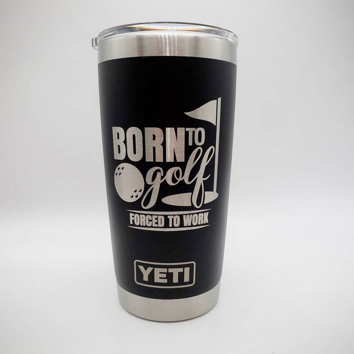 Born to Golf Engraved YETI Rambler Tumbler Engraved Travel | Etsy