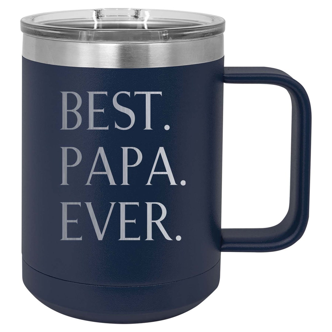 Best Papa Ever Engraved Father's Day Polar Camel 15oz Mug | Best ...