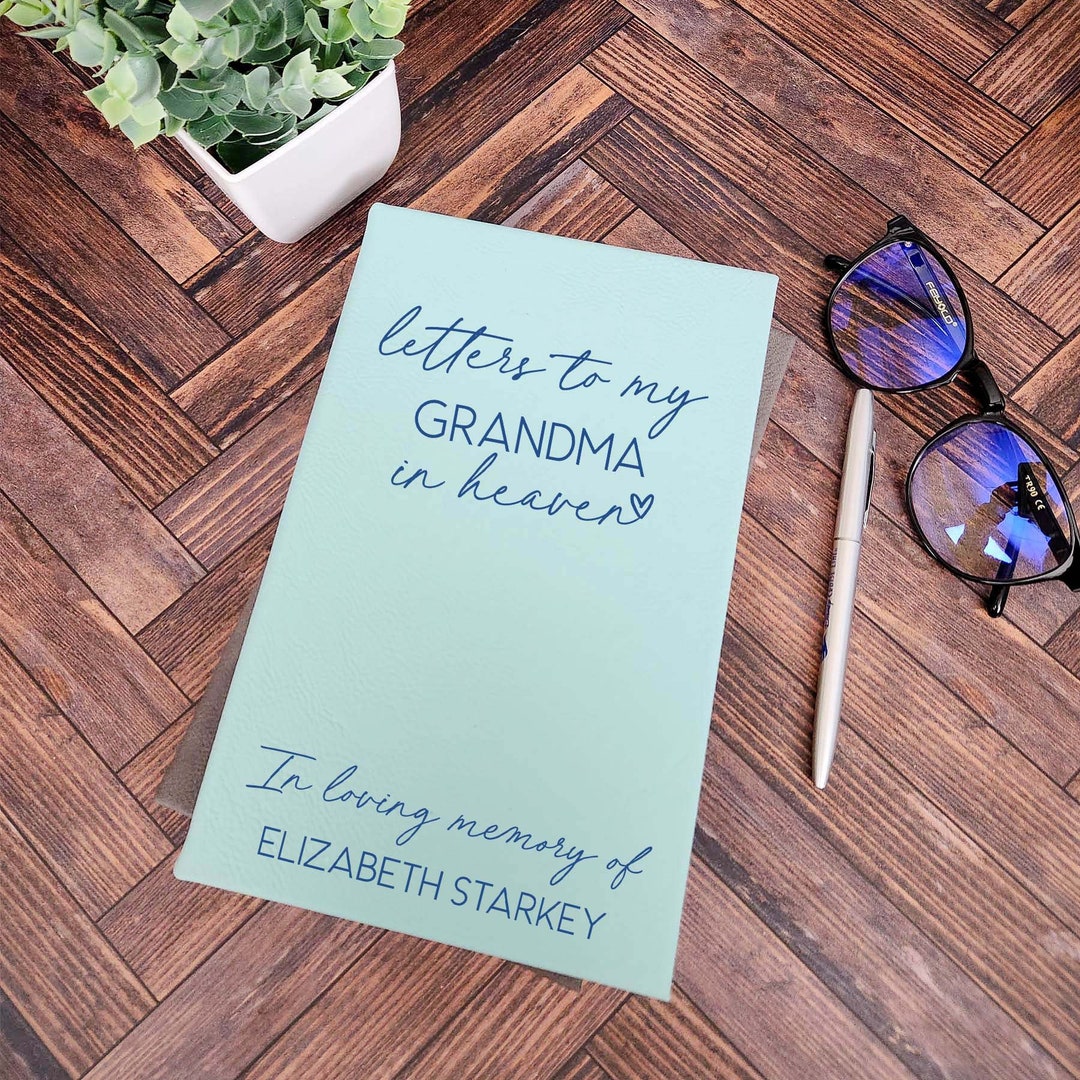 Loss of Grandma Grief Journal | Letters to My Grandma in Heaven ...