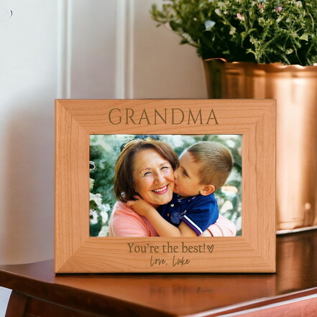 Grandma You're the Best Picture Frame | Mother's Day Gift for Grandma ...