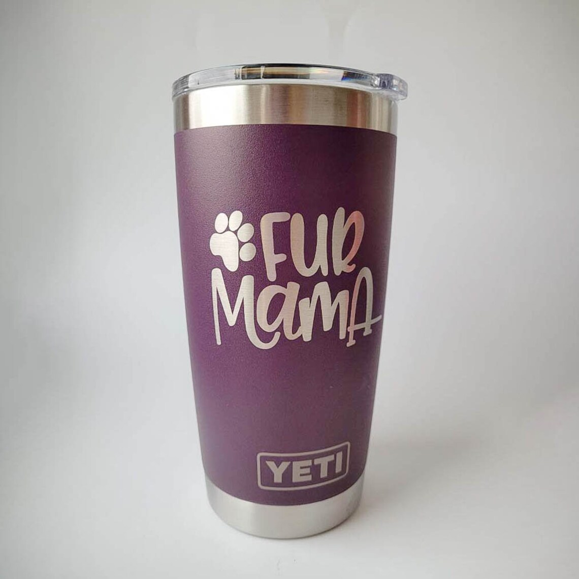Fur Mama Engraved YETI Rambler Tumbler Rescue Mama Fur - Etsy
