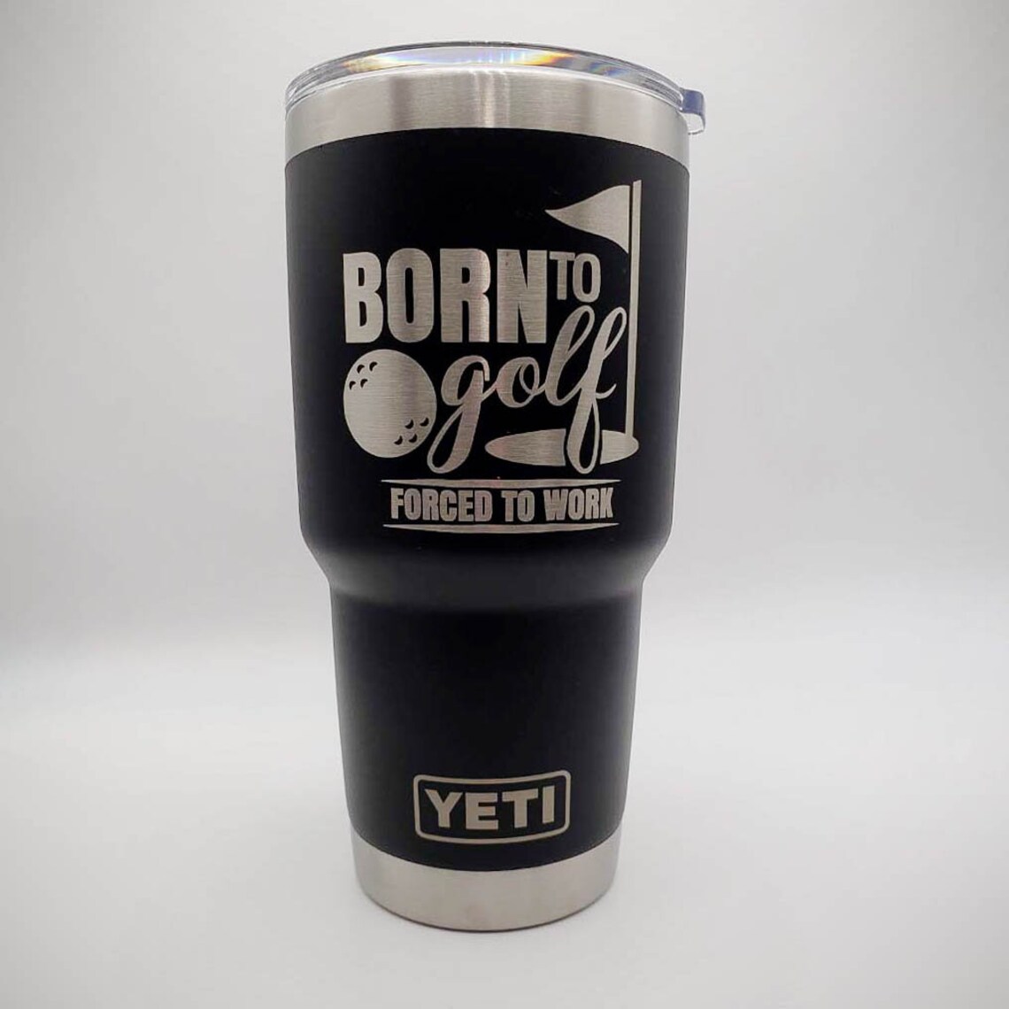 Born to Golf Engraved YETI Rambler Tumbler Engraved Travel | Etsy