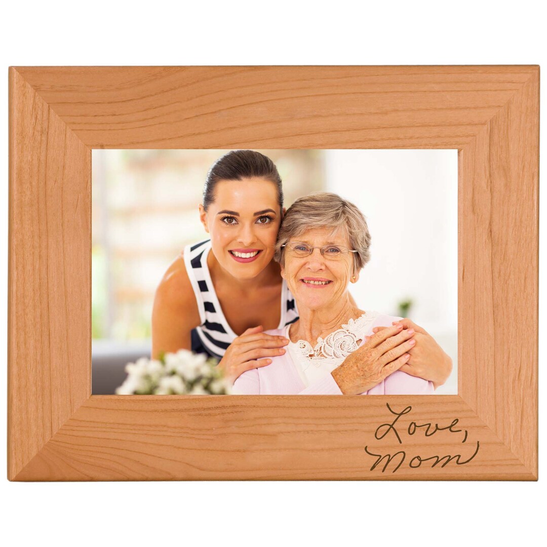 Handwriting Custom Engraved Picture Frame Personalized Photo Frame ...
