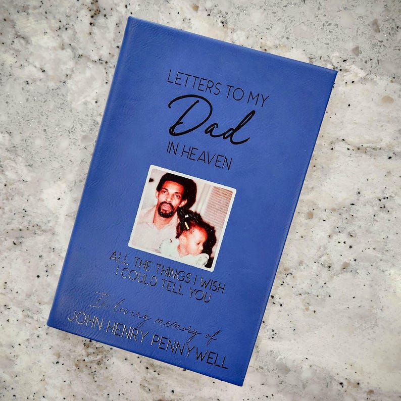 Loss of Dad Grief Journal | Letters to My Dad in Heaven | Dad Sympathy ...