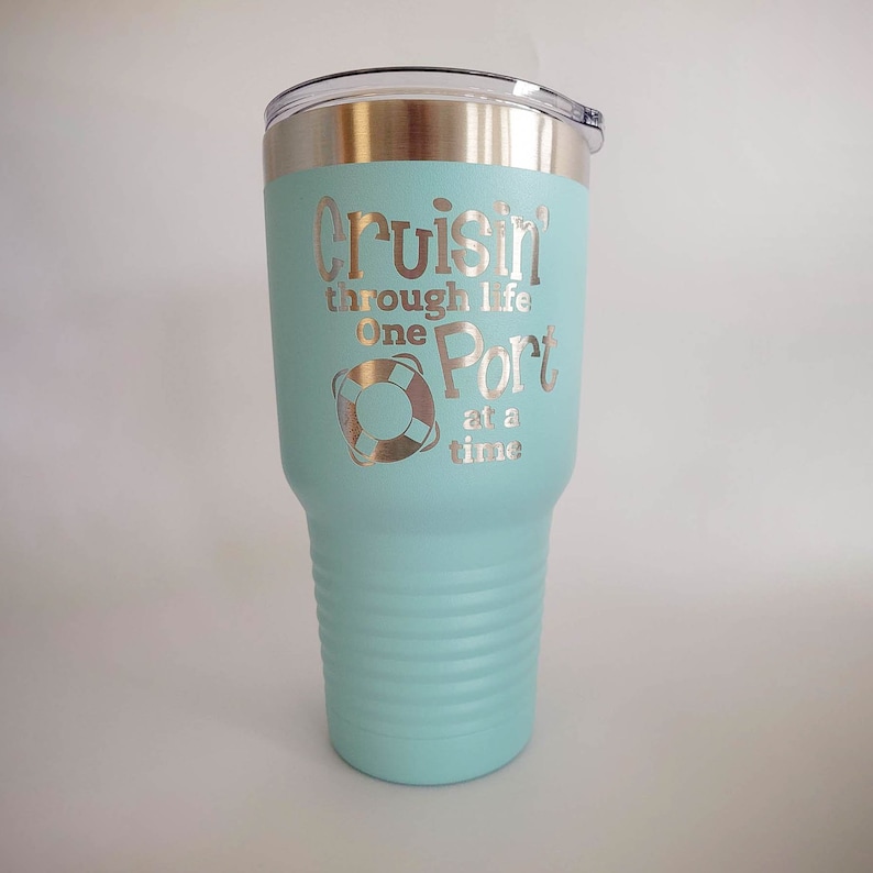 Cruisin Through Life One Port at a Time Vacation Engraved Polar Camel ...
