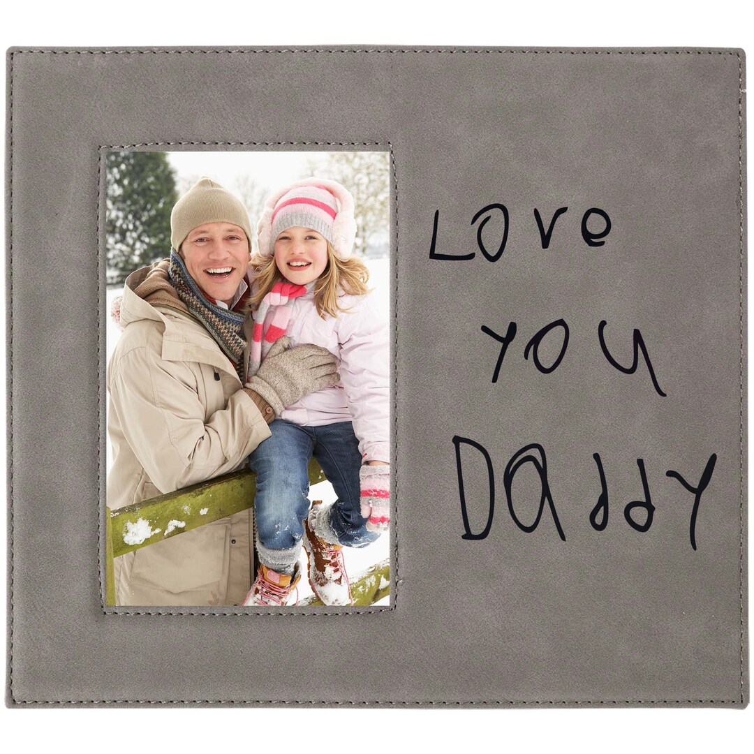 Handwriting Custom Engraved Picture Frame Personalized Photo - Etsy