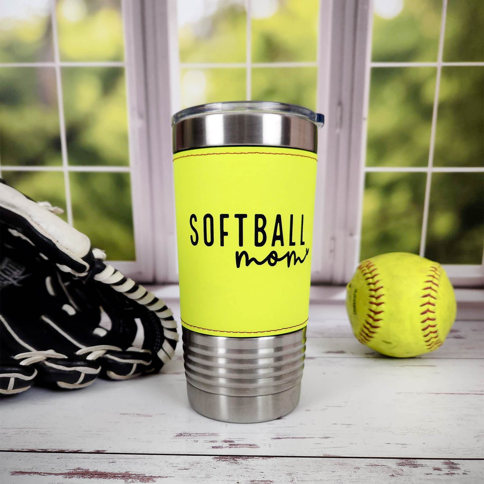 Softball Mom Engraved 20oz Tumbler | Live Love Softball | Polar Camel ...