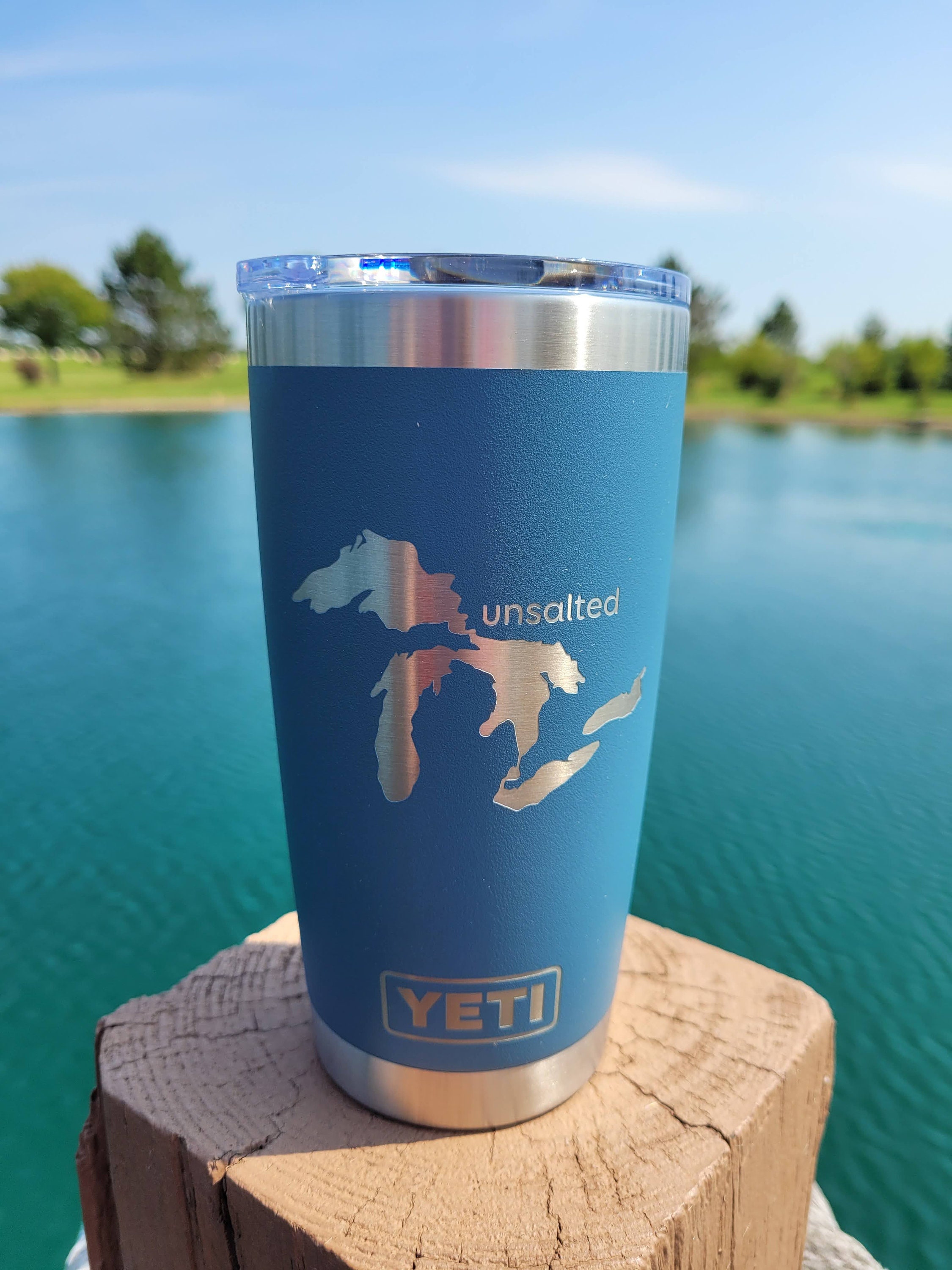 Michigan Unsalted Engraved YETI Rambler Tumbler Michigan - Etsy