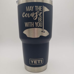 Golfing Engraved YETI Rambler Tumbler Engraved Travel Mug Golfer Gift ...