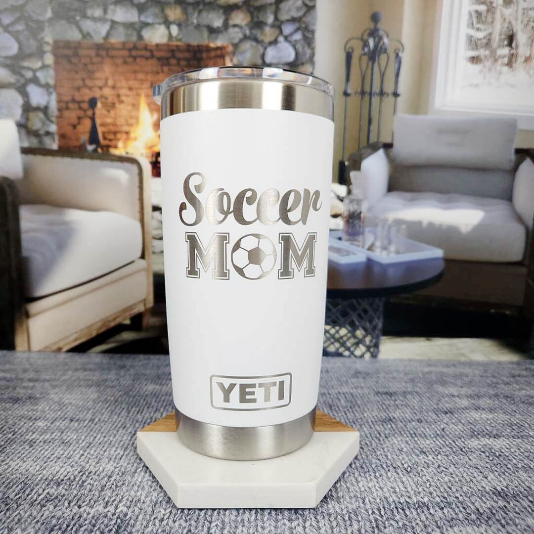 Soccer Mom Engraved YETI Rambler Tumbler Soccer Family Soccer Life ...