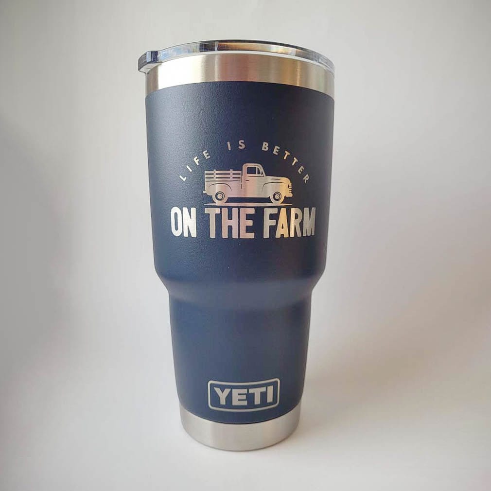 Life is Better on the Farm Engraved Farm Living YETI Rambler - Etsy