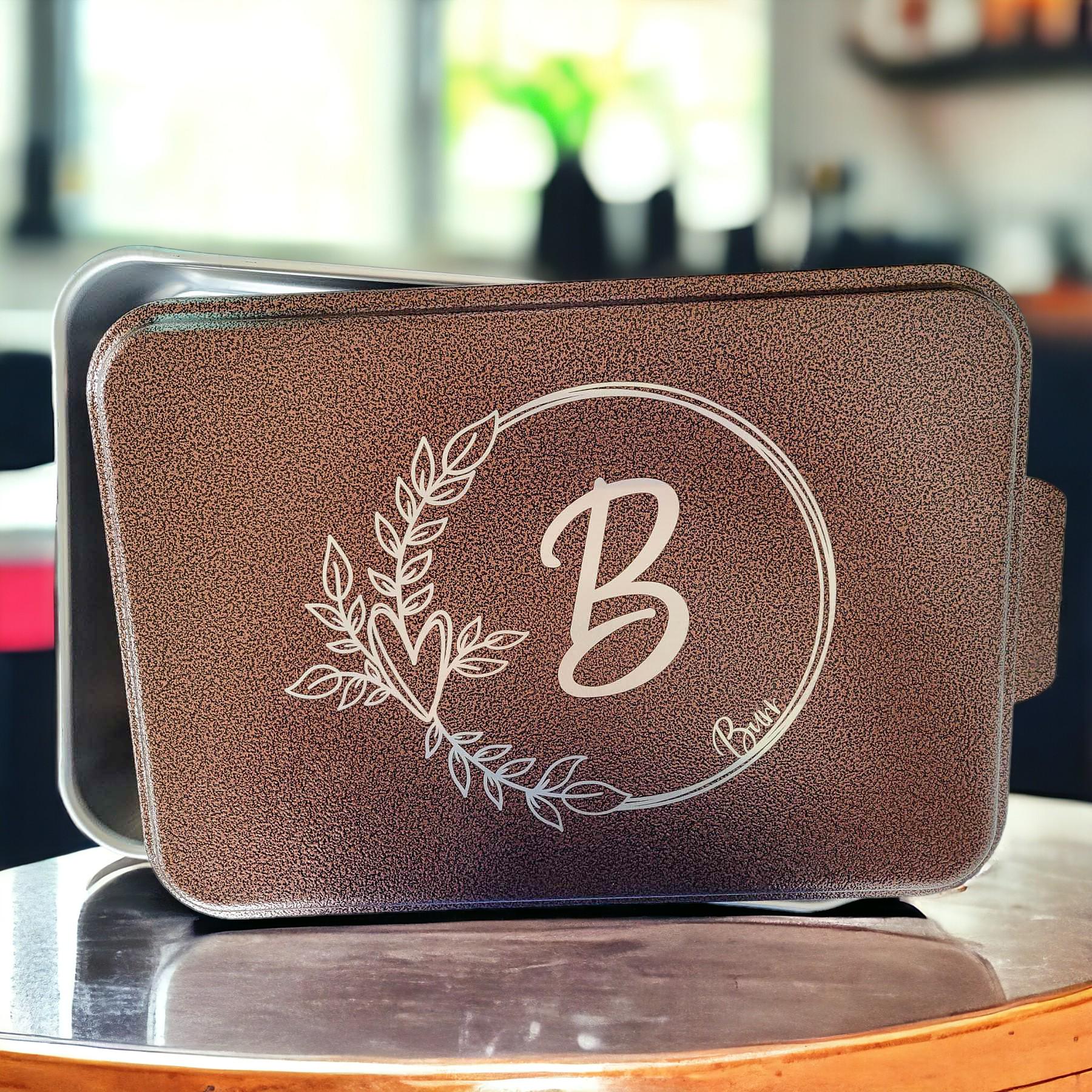 Personalized Engraved Aluminum Cake Pan | Gift for Chef | Baking Gift ...