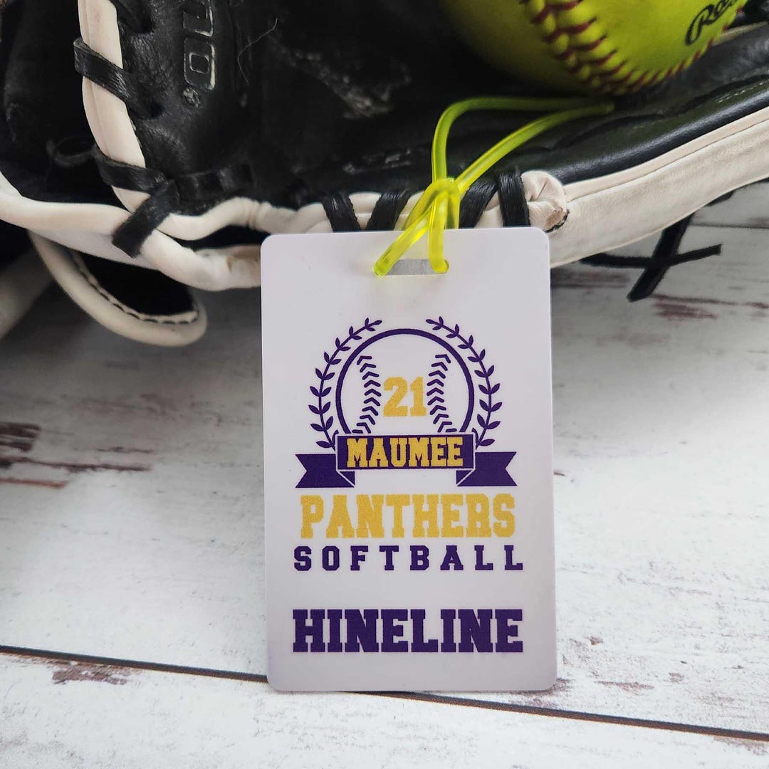Personalized Softball Team Sports Bag Tags | Equipment Bag Tag ...