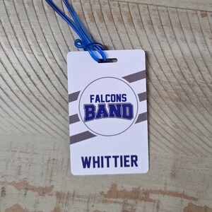 Personalized Band Bag Tags | Equipment Bag Tag | Drum Major Gift | Team ...