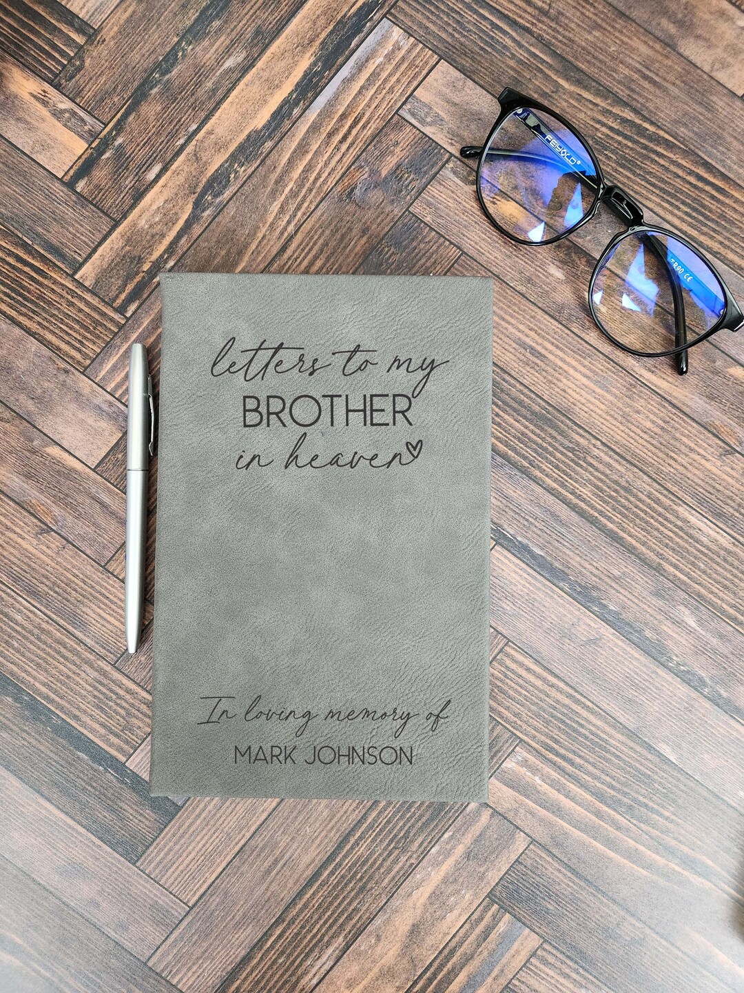 Brother Memorial Personalized Engraved Grief Journal | Letters to My ...