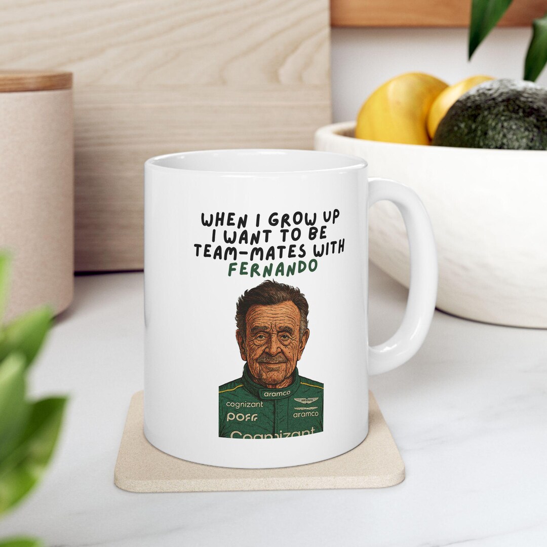 F1 Coffee Mug | Teammates With Fernando Alonso | 11oz and 15oz - Etsy