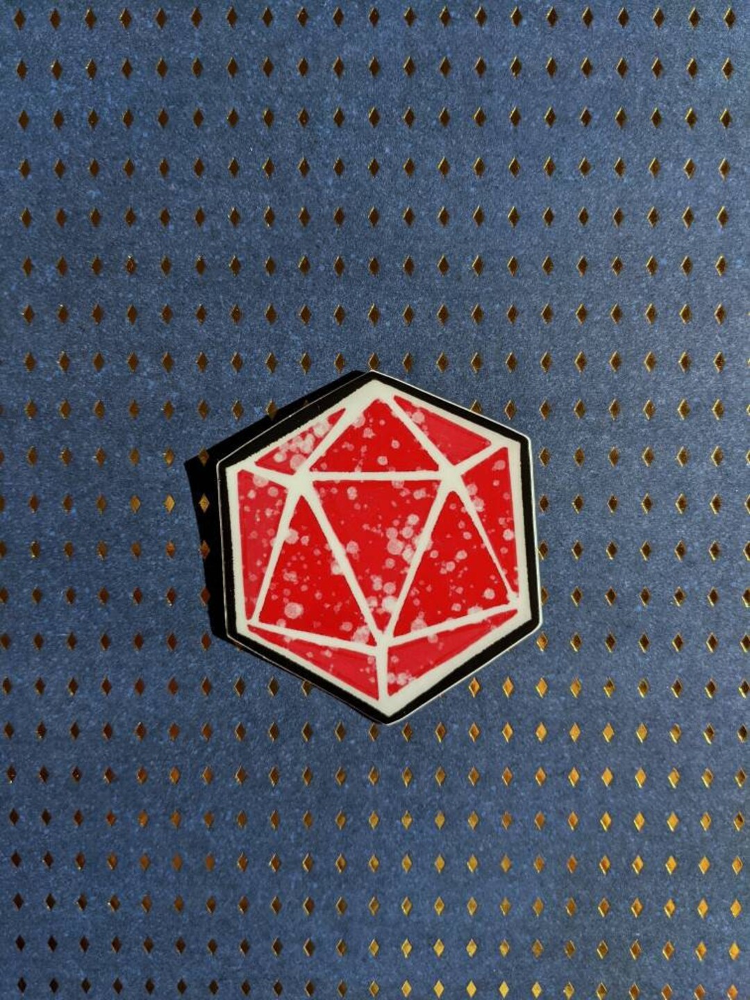 D20 Stamp Vinyl Sticker, Watercolor Natural 20 Dungeons and Dragons ...