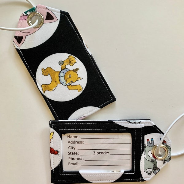 Fabric Luggage Tag - Etsy