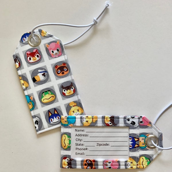 Mini Luggage Tag - Etsy