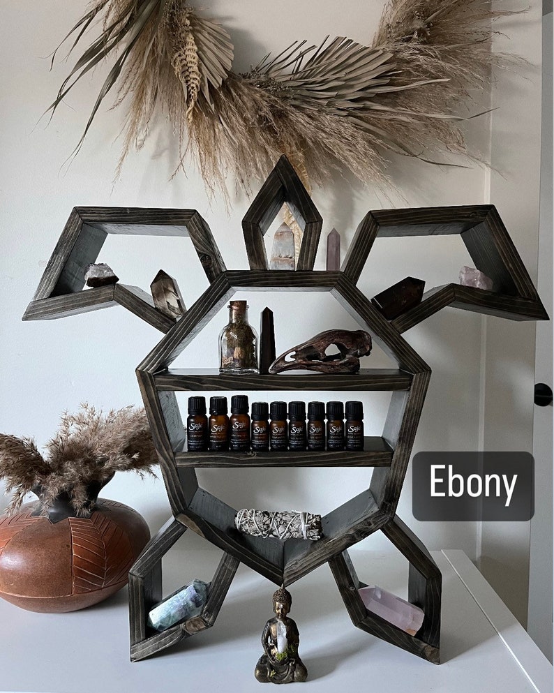 Turtle Wood Altar Shelf With Side Design - Etsy