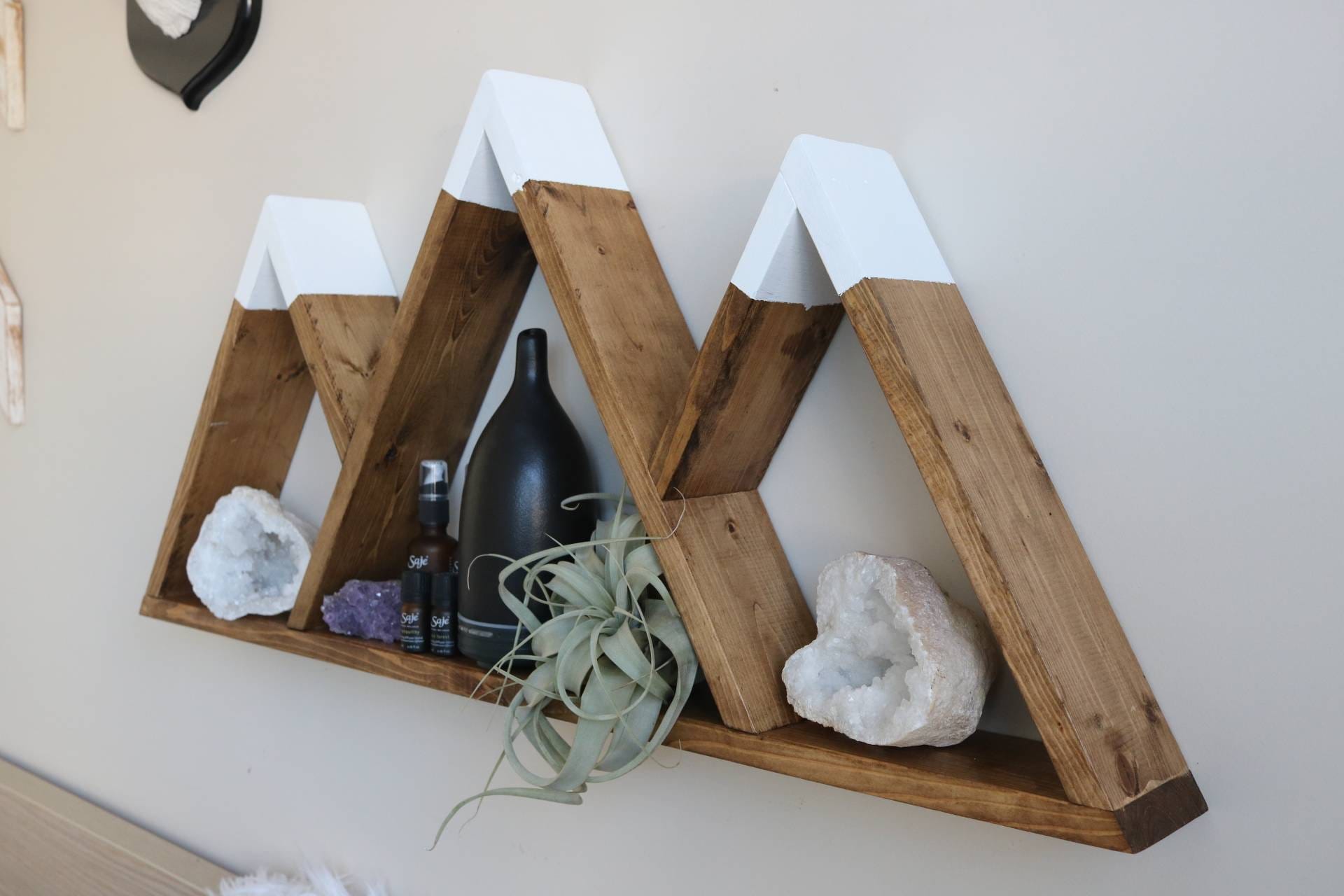 Three Peak Mountain Shelf | Etsy