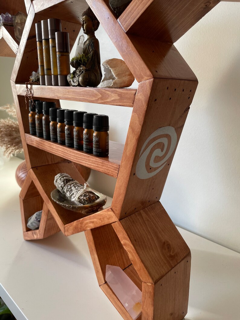 Turtle Wood Altar Shelf With Side Design - Etsy