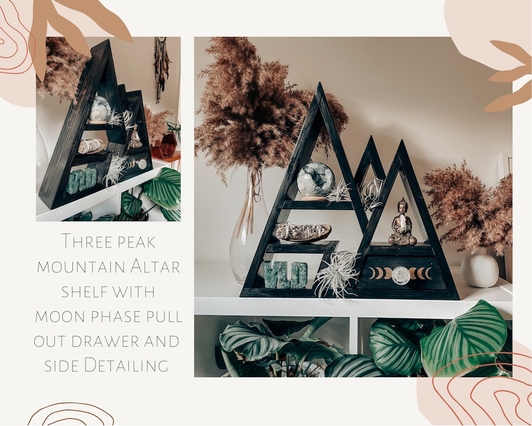 Three Peak Mountain Altar - Etsy