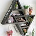 Double Triangle Altar Shelf With Moon Phases - Etsy